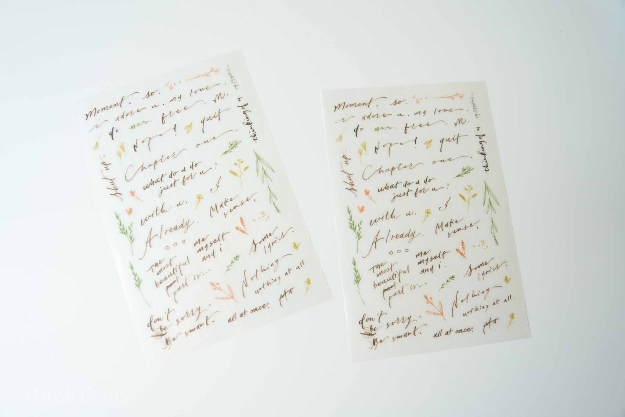 Mr. Eggplant Transfer Sticker - Chapter One – Desk Gems