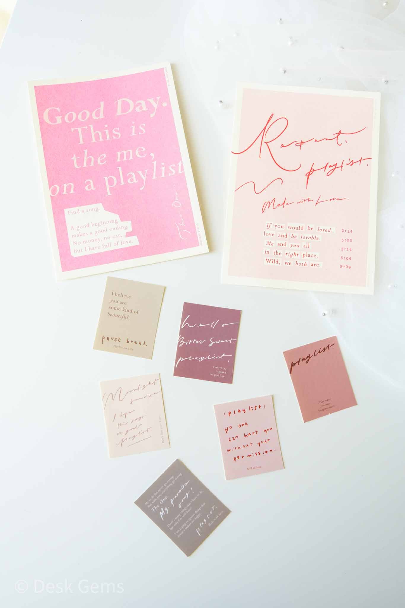 Mr. Eggplant RISO Postcard and Sticker Set - Playlist – Desk Gems