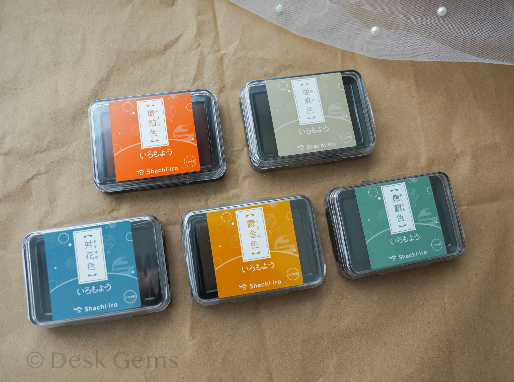 Shachihata Iromoyo Oil-Based Ink Pad (2025 New Colors) – Desk Gems