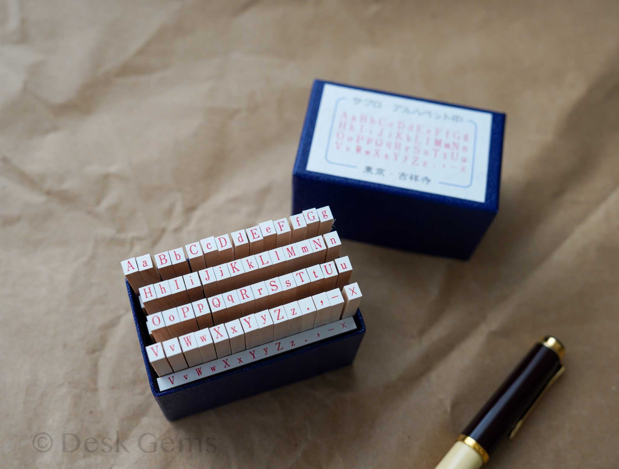 36 Sublo Alphabet Stamp Set - No.3 (Medium) – Desk Gems