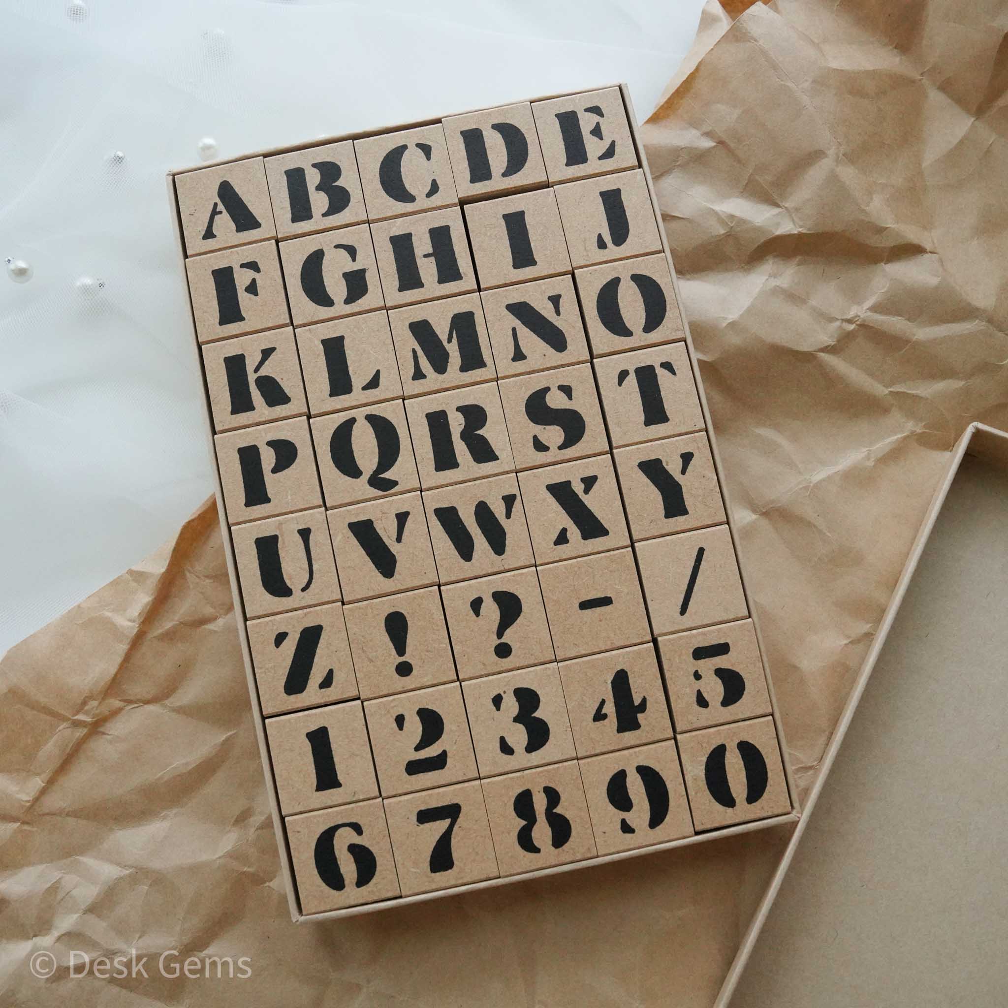 Ai Inc Stamp Studio Alphabet Stamp Set – Desk Gems