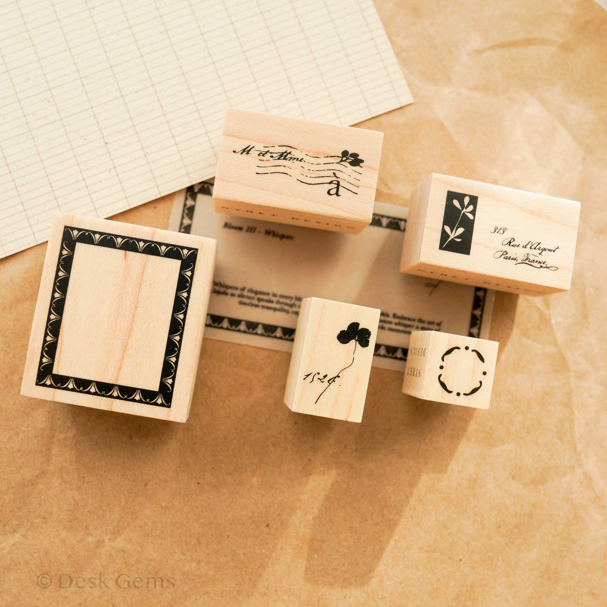 NYRET Design Bloom III Stamp Set – Desk Gems