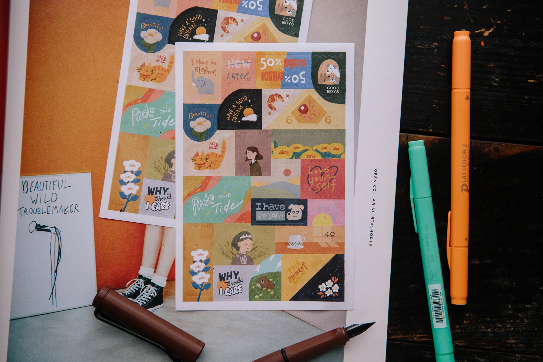 OURS Those Little Thoughts Sticker – Desk Gems