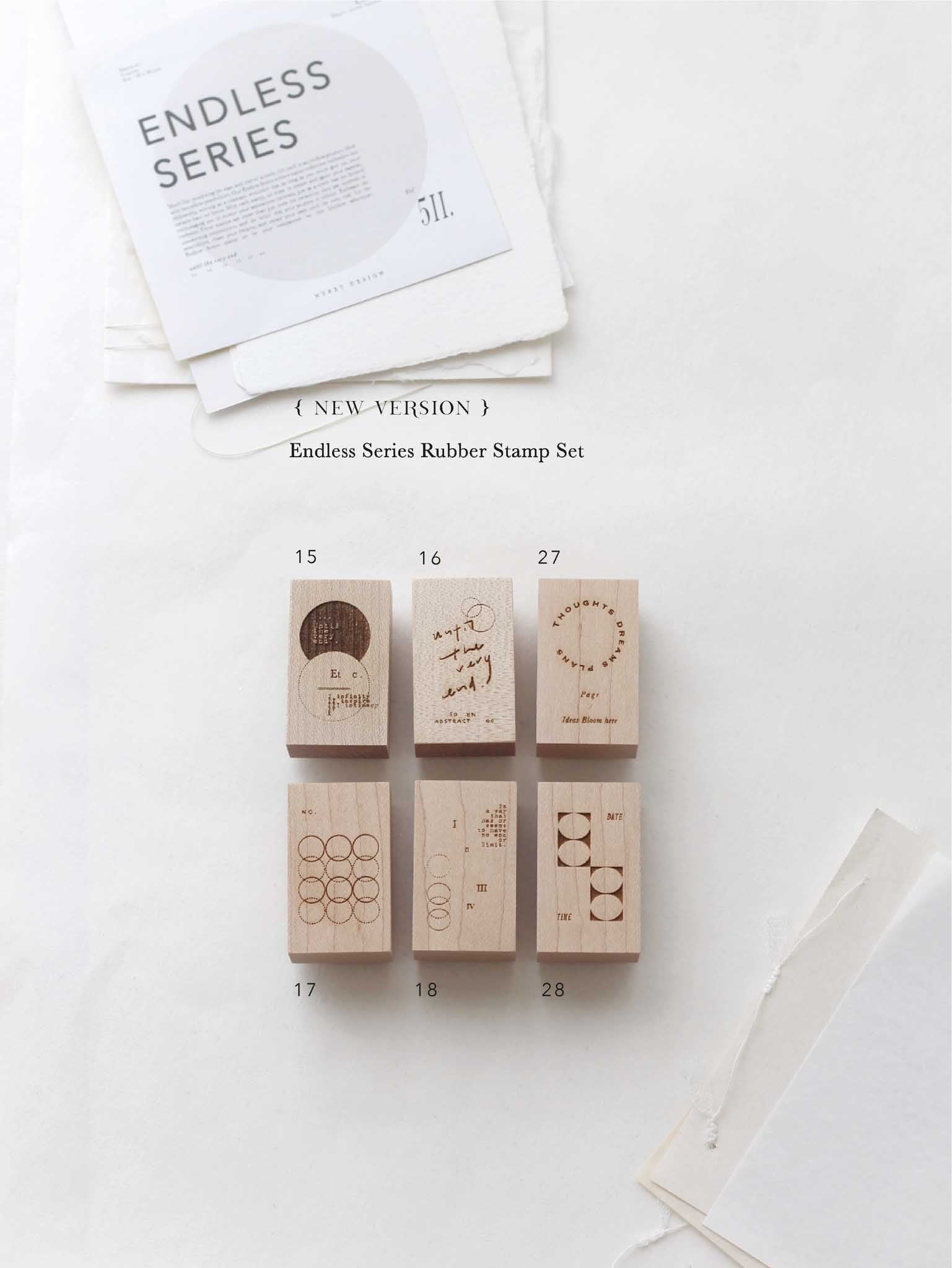NYRET Design Endless Series Stamp Set (Remake Version) – Desk Gems