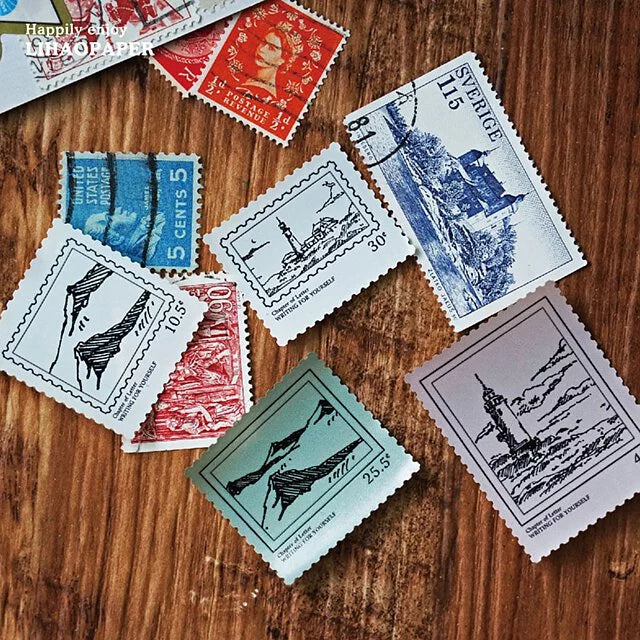 Lihaopaper Lighthouse Postmark PET Tape – Desk Gems
