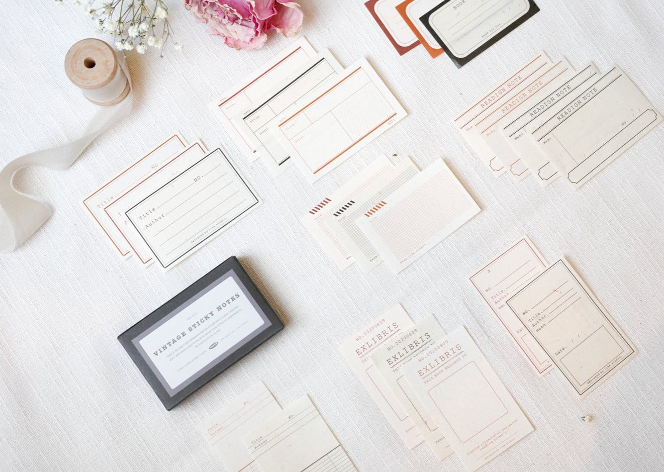 Like Studio Vintage Note Cards -Warm Color – Desk Gems