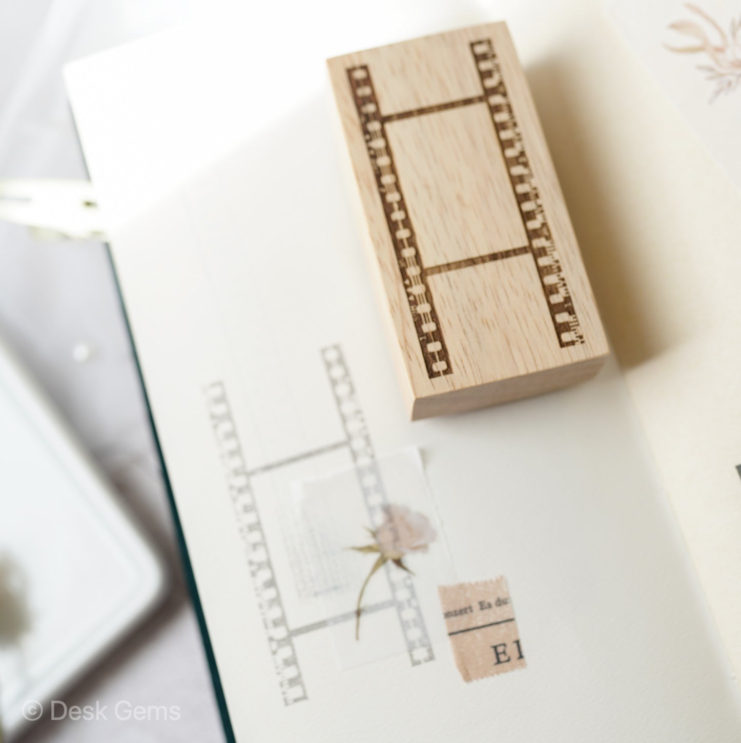 SOM Film Wooden Rubber Stamp – Desk Gems