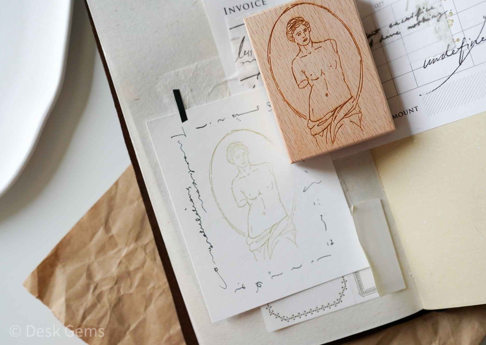 Sue Sauce Classic Rubber Stamp – Desk Gems
