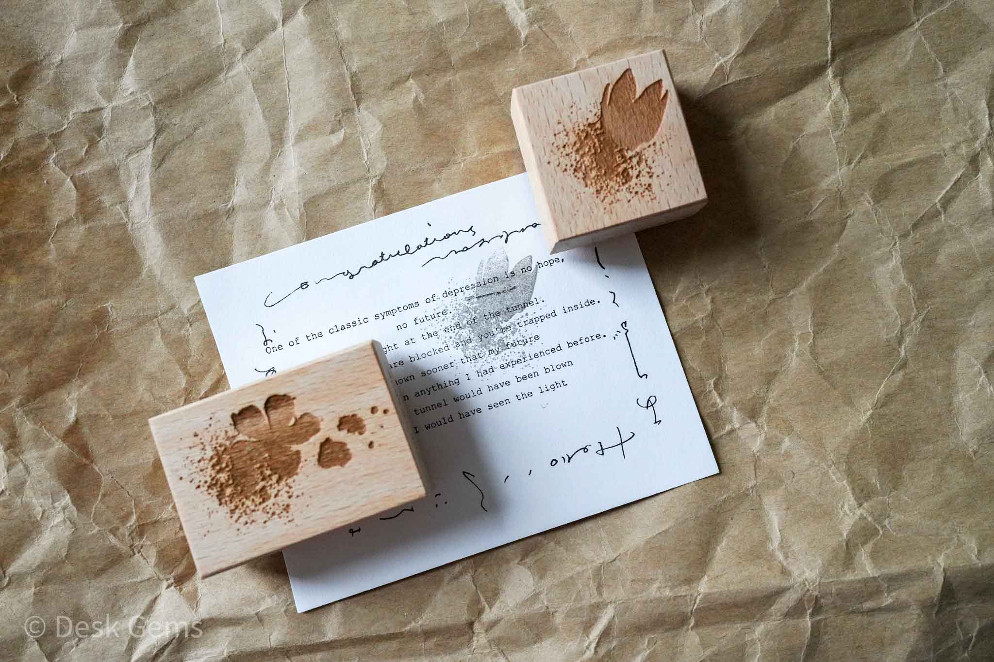 Sue Sauce Classic Rubber Stamp Set - Blooming Ink – Desk Gems