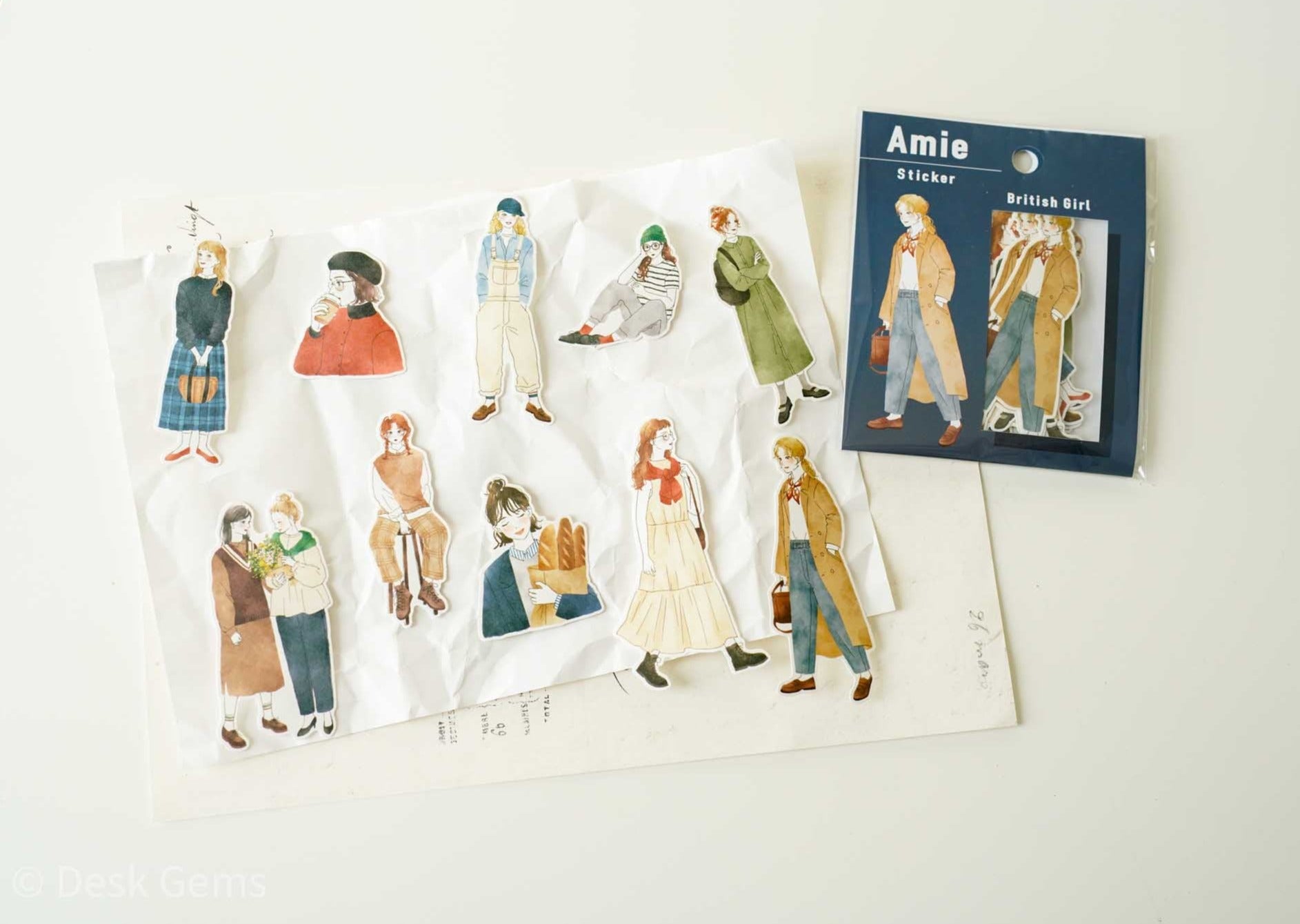 Mind Wave Amie Girl Flake Seals - British Girls – Desk Gems